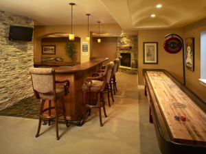 21 Beautiful Traditional Basement Designs