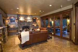 15 Outstanding Rustic Basement Design