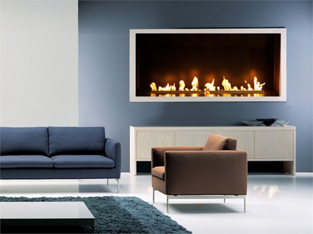 20 Ultramodern Fireplace Design Ideas
